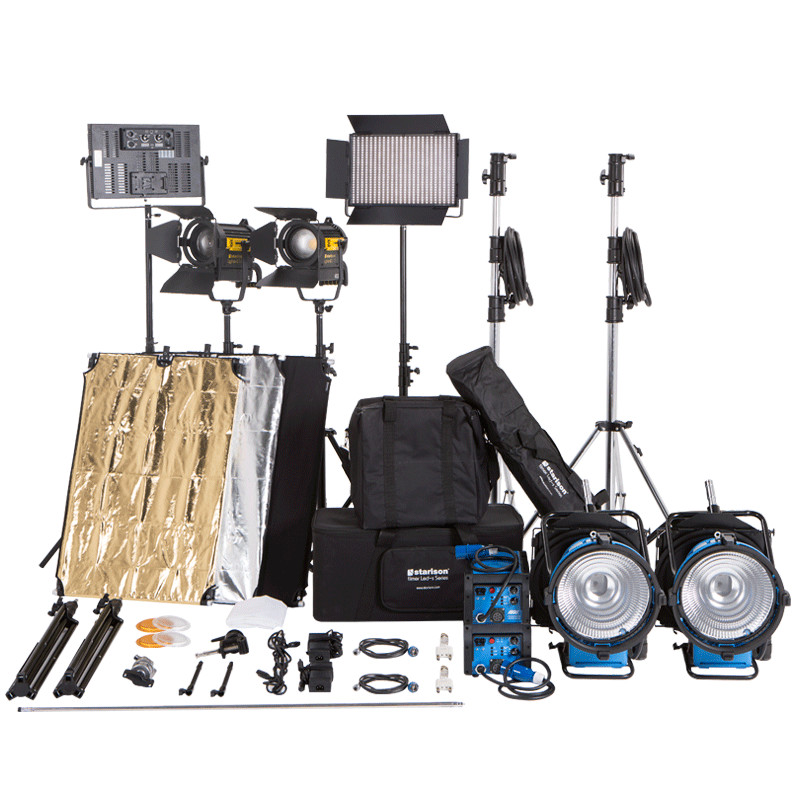 6 Lampu LED Video Light Kit, Penerangan Berkelanjutan Untuk Video M18 ...